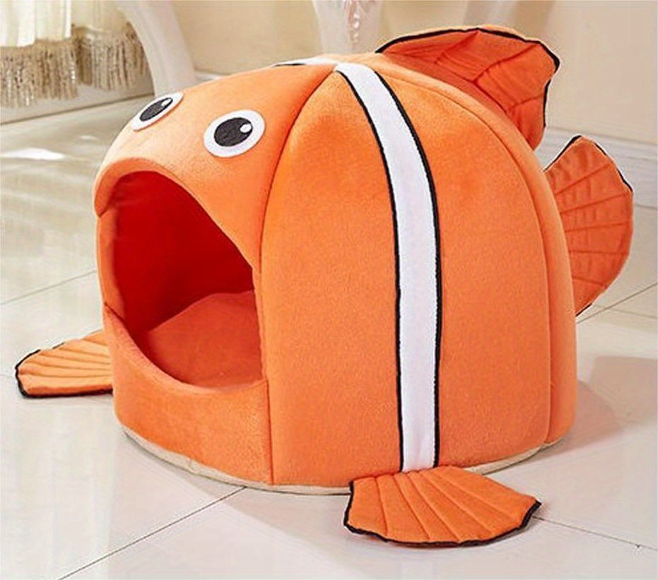 Cozy Enclosed Cat Bed Washable Cushioned Cat - Temu United Kingdom