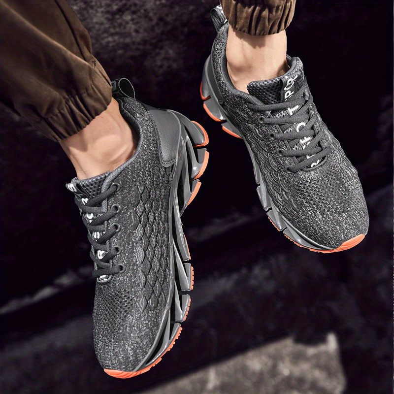 Women's Fashion Fish Scale Textured Running Shoes Lace Blade - Temu ...