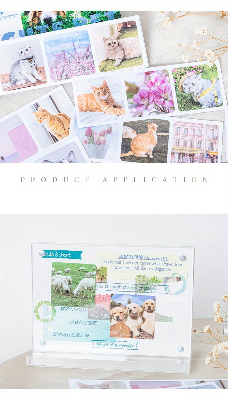 cute animal pet panda duck sheep sticker tape - Temu Canada