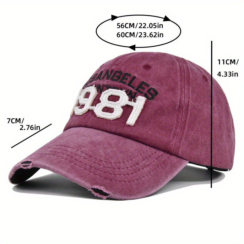 1pc retro 1981 three dimensional embroidery baseball cap 3d patch ...