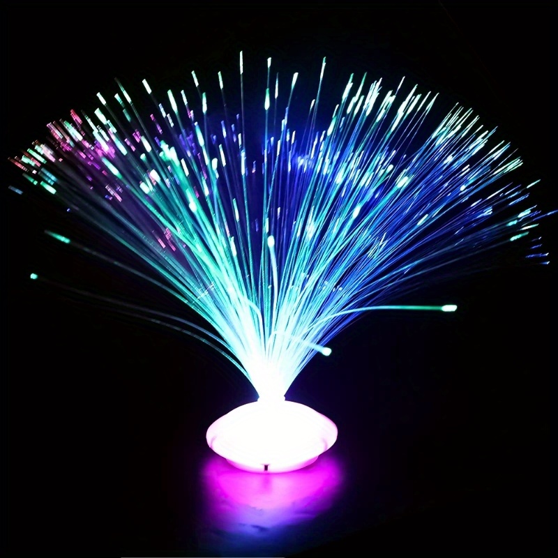 Colored Led Fiber Optic Night Light Holiday Christmas - Temu