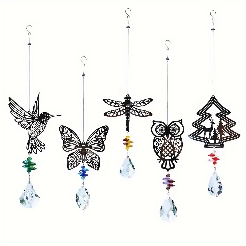 Colorful Crystal Butterfly Hummingbird Dragonfly Owl - Temu Australia