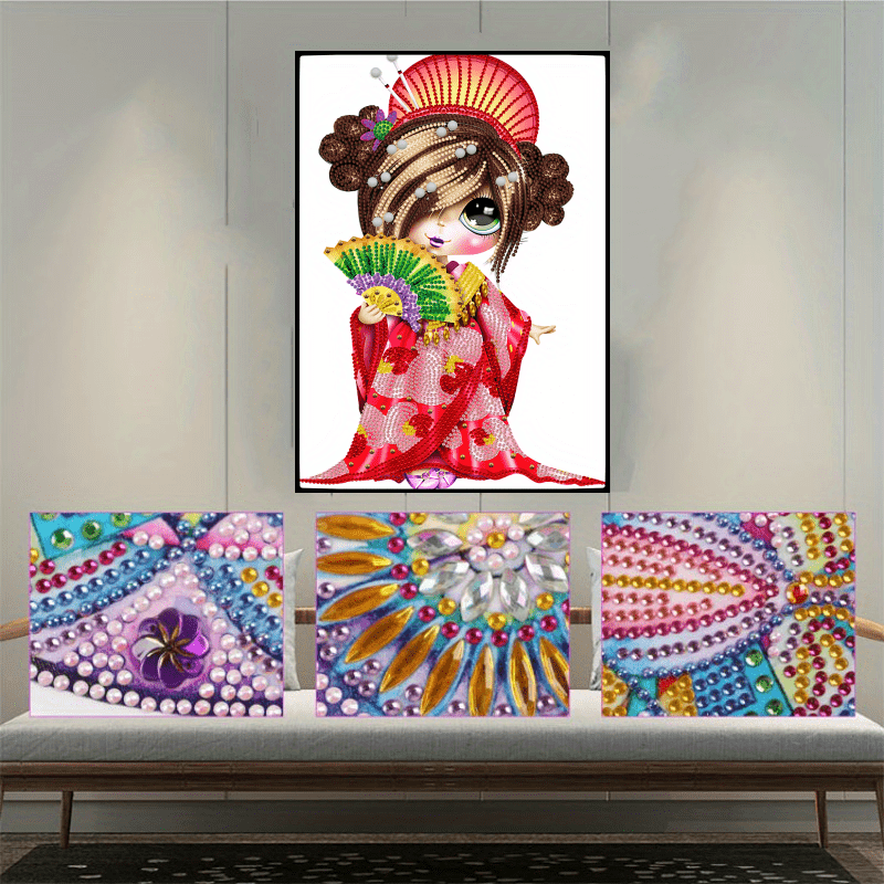 Diy 5d Painting Kit Little Girl Figure - Temu Canada