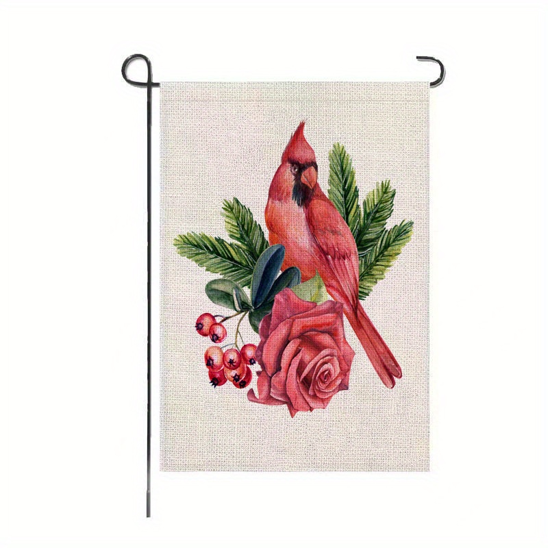 Flag Double sided Rose Parrot Decorative - Temu United