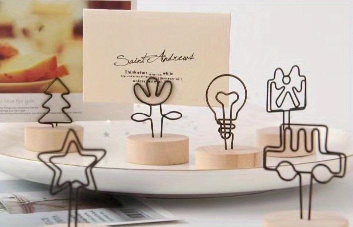 unique handmade sticky note clip a creative log upright - Temu New Zealand