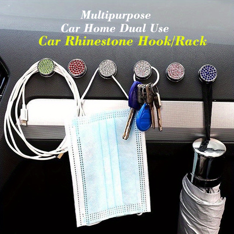 Car Rhinestone Hook Data Cable Key Umbrella Small Objects - Temu Norway