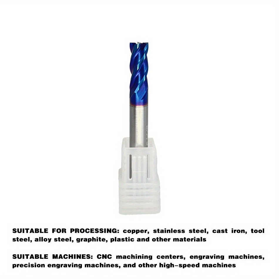 High performance Cnc End Milling Cutter Set Ideal Stainless - Temu ...