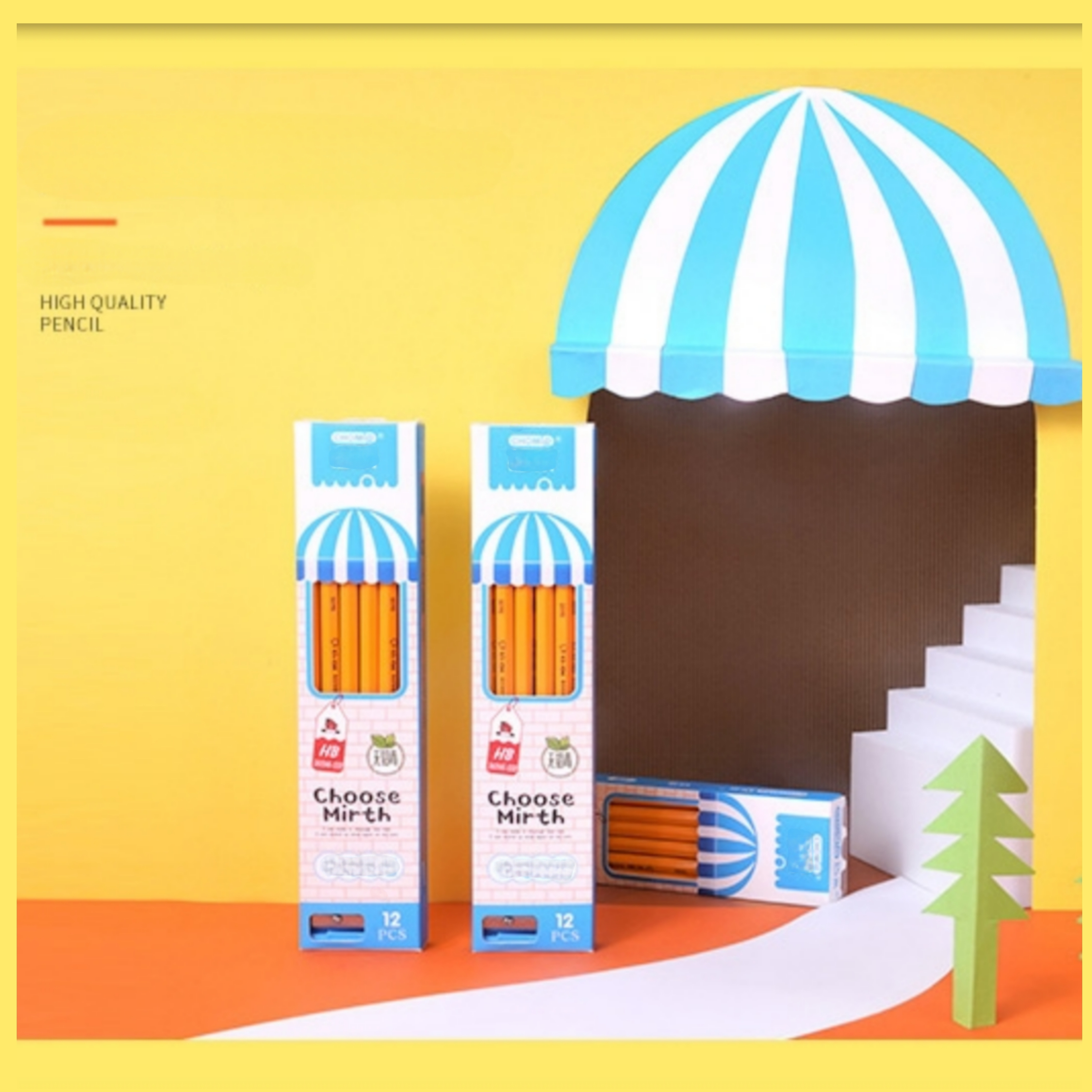 12pcs Hb 로그 연필 무독성 무료 연필 깎이 지우개 쓰기 연필 학생 연필 고품질 리드 교정 그립 연필 초보자 육각 막대