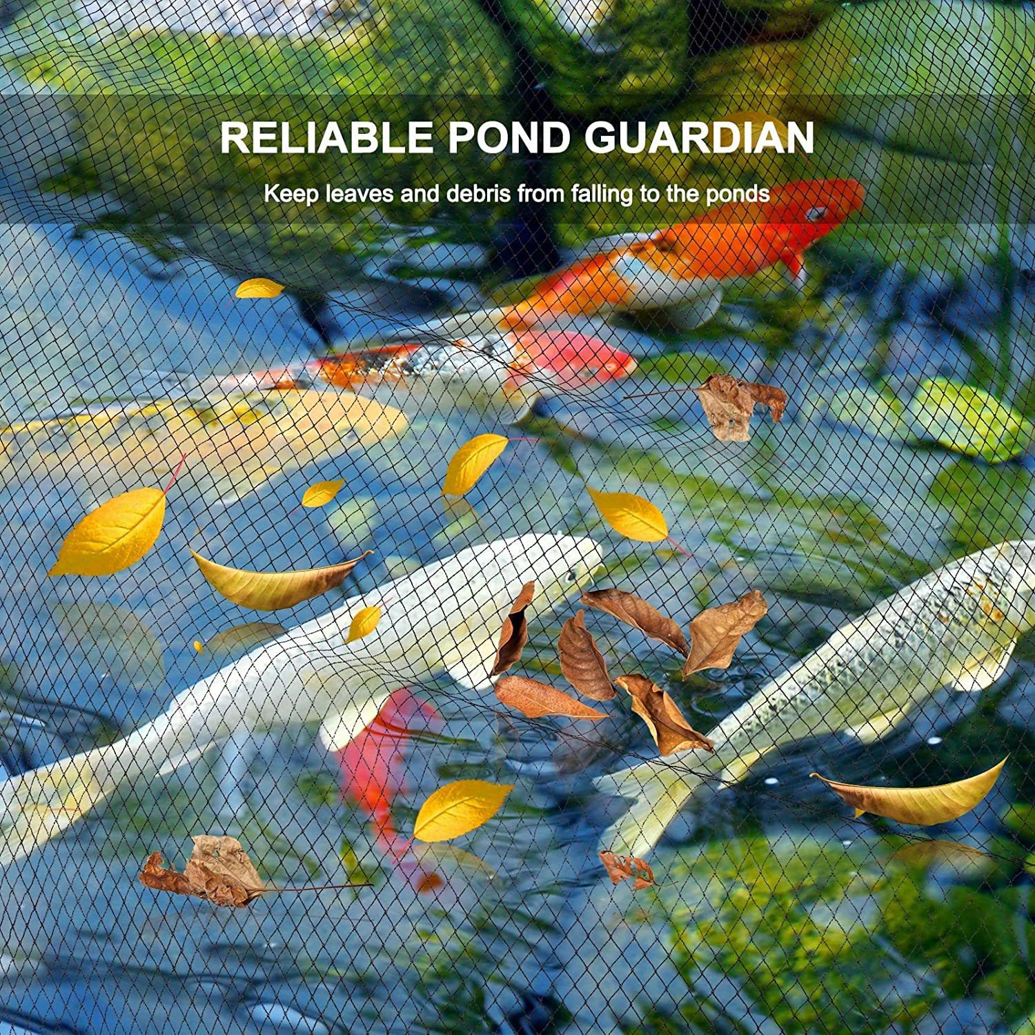 Protect Pond Pool Multi Pond Pool Netting Mesh Ten Pegs - Temu