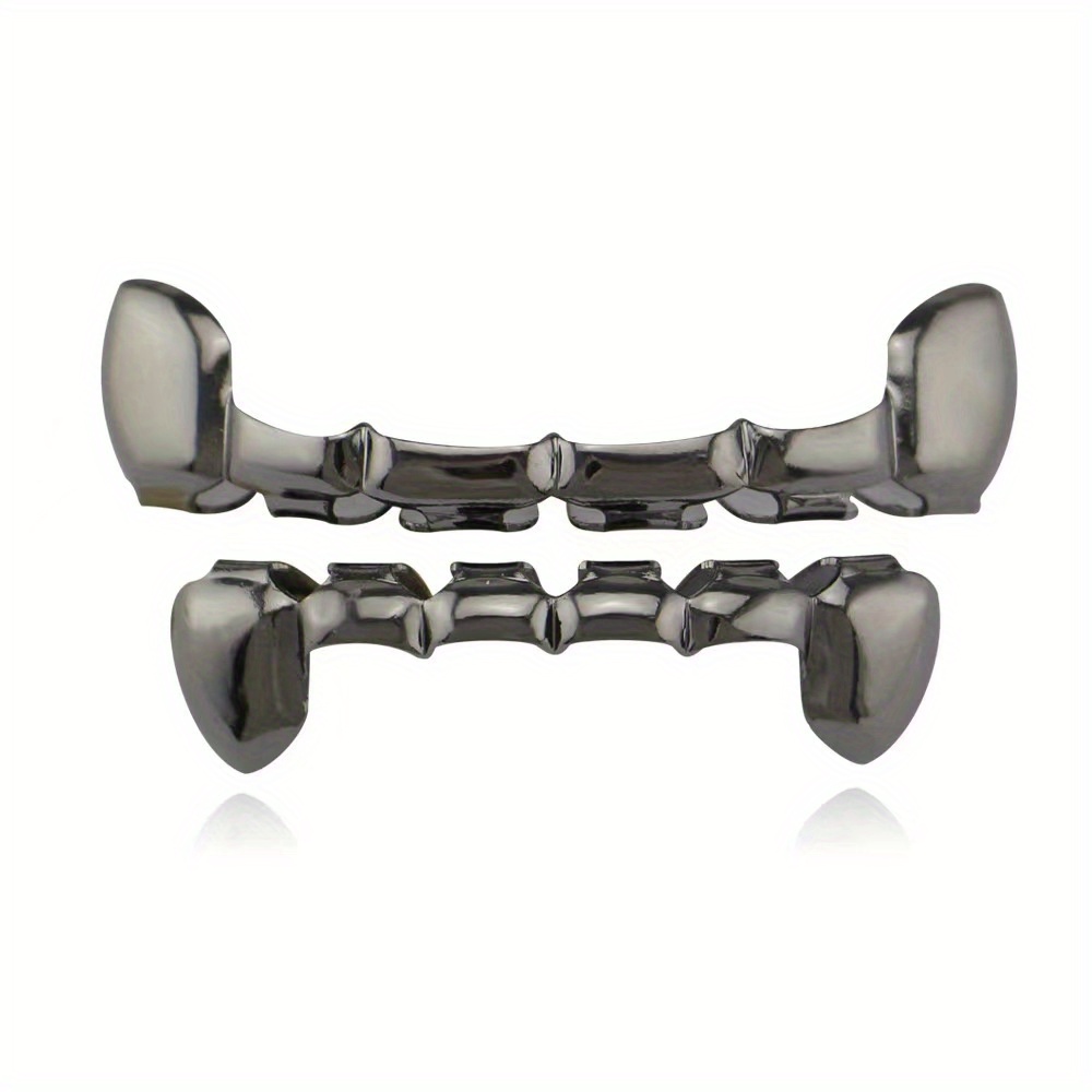 trendy hip hop glossy halloween denture men daily decoration - Temu ...