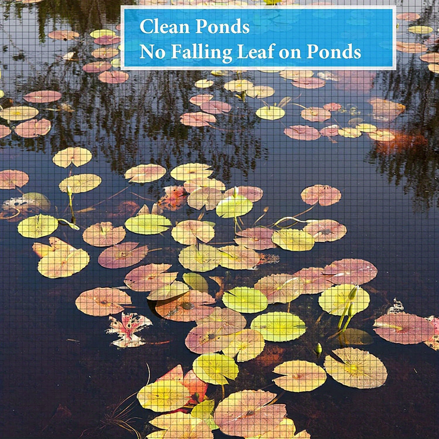 Protect Pond Pool Multi Pond Pool Netting Mesh Ten Pegs - Temu