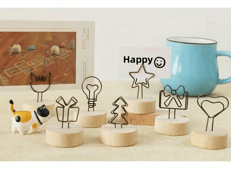 unique handmade sticky note clip a creative log upright - Temu New Zealand