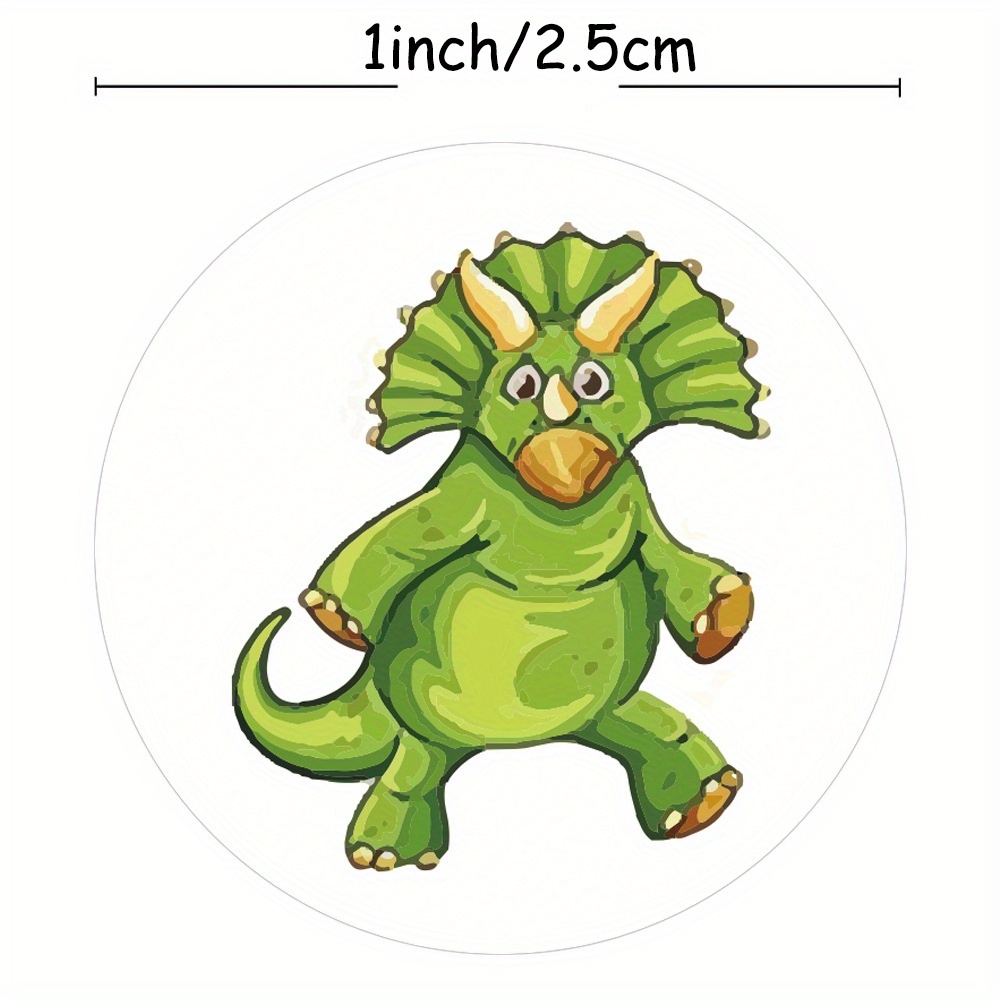 Cartoon Stickers Little Dinosaur Pattern Stationery Supplies - Temu