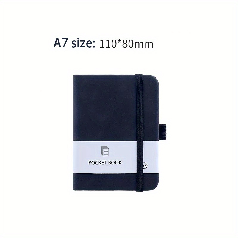 A6/a7 Mini Pocket Ruled Notebook Pen Holder Sheets Portable - Temu ...