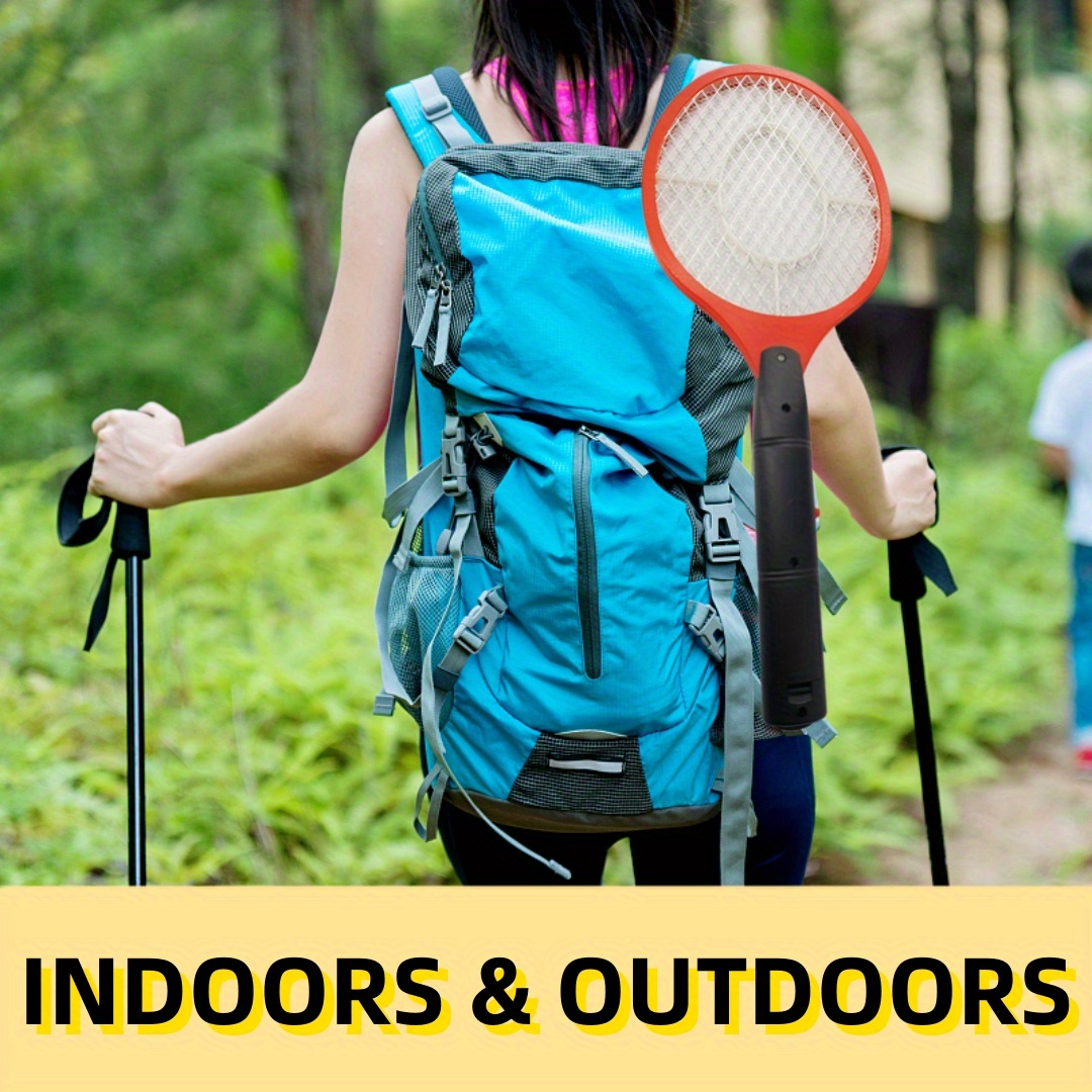 1pc Battery Operated Mosquito Killer Racket Indoor Outdoor Fly Trap Bug ...