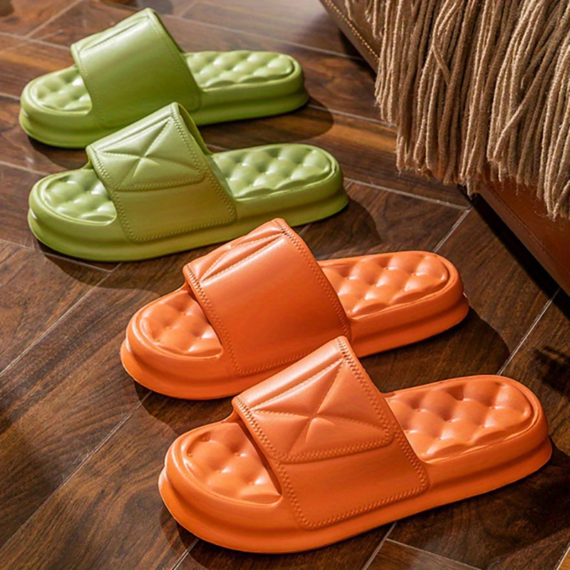 Women's Trendy Pillow Slides Solid Color Super Soft Open Toe - Temu ...