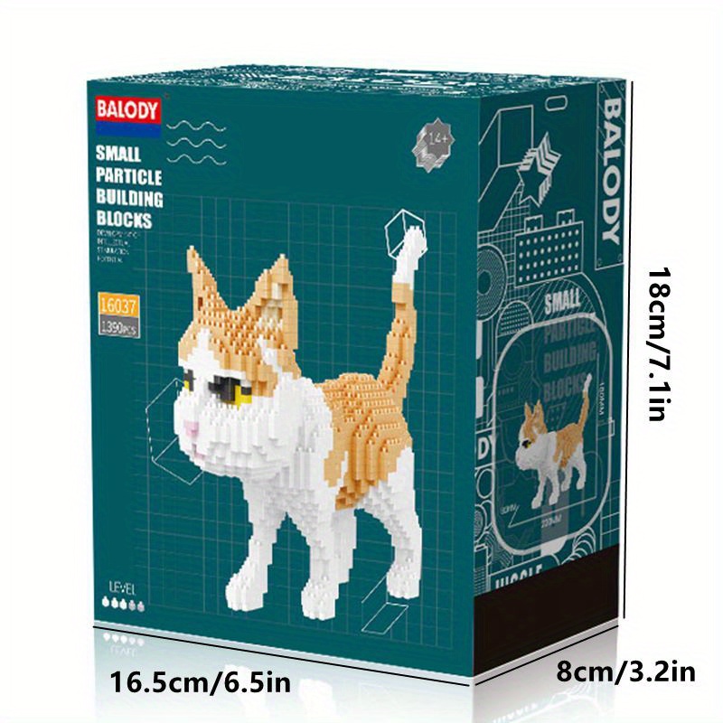 1390pcs walking cat schnauzer dachshund bull terrier poodle animal pet ...