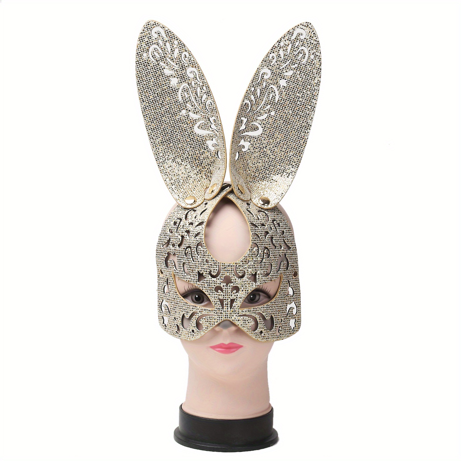 Pu Personality Mask Full Face Male Female Mask Halloween - Temu