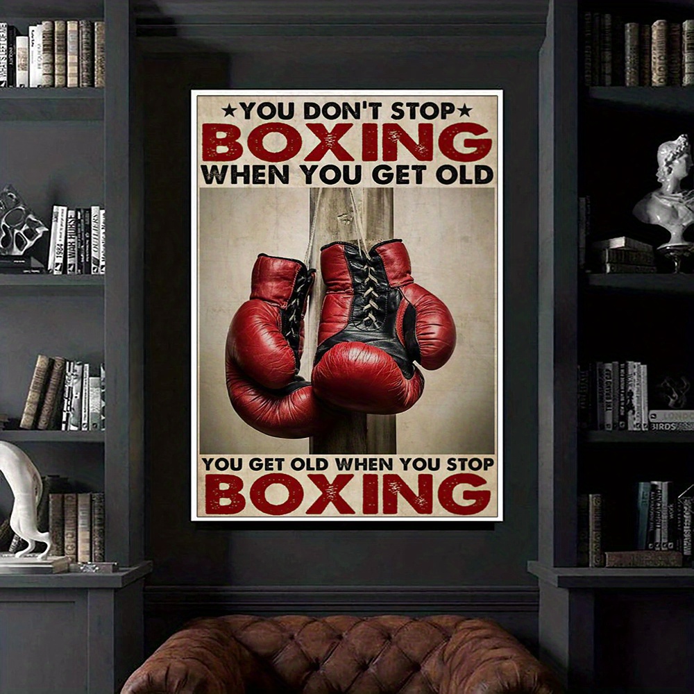 boxing art poster print canvas boxing - Temu United Kingdom