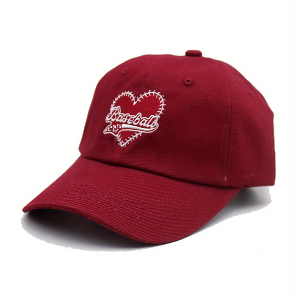 Love Embroidery Sunshade Baseball Cap Men's And Women's Outdoor ...