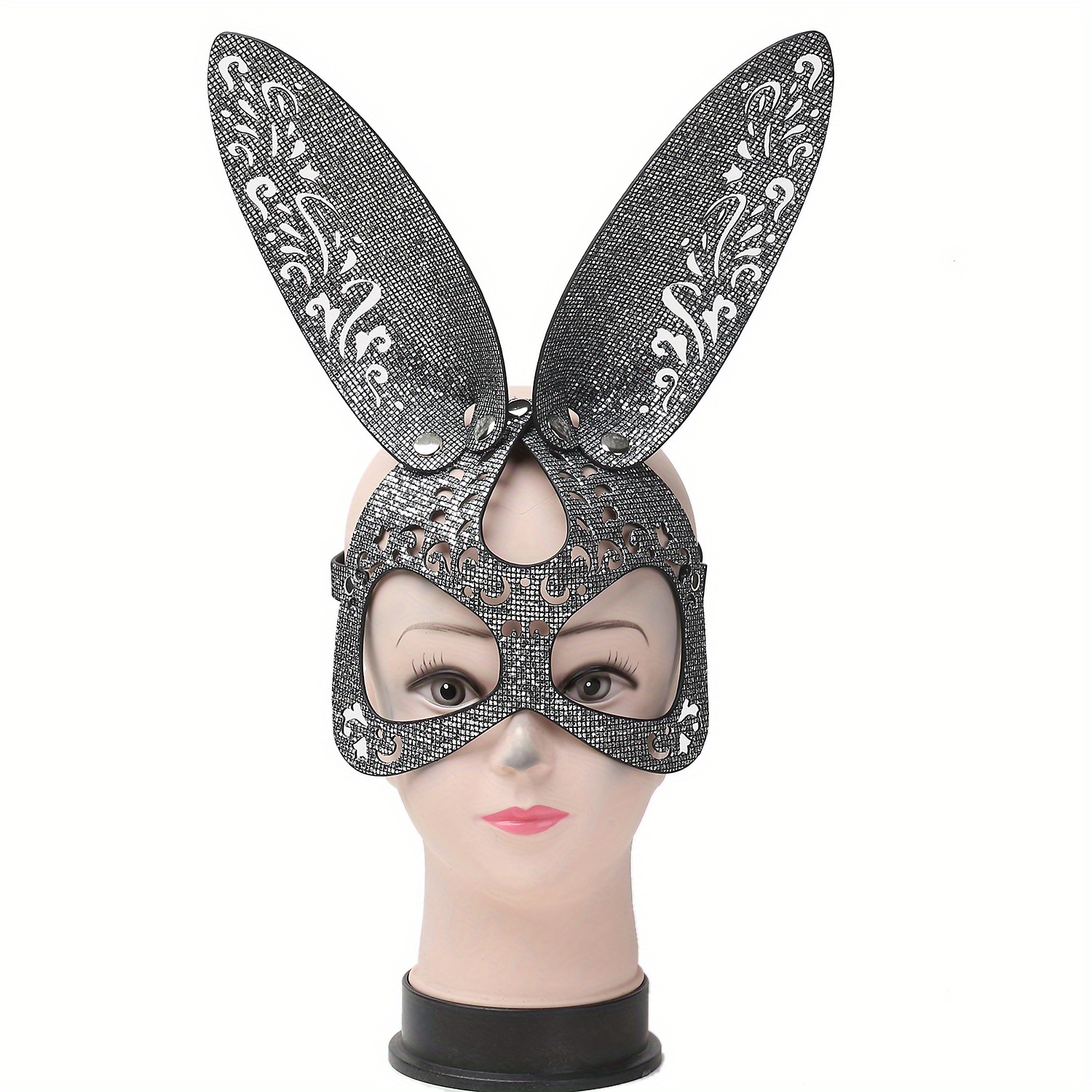 Pu Personality Mask Full Face Male Female Mask Halloween - Temu