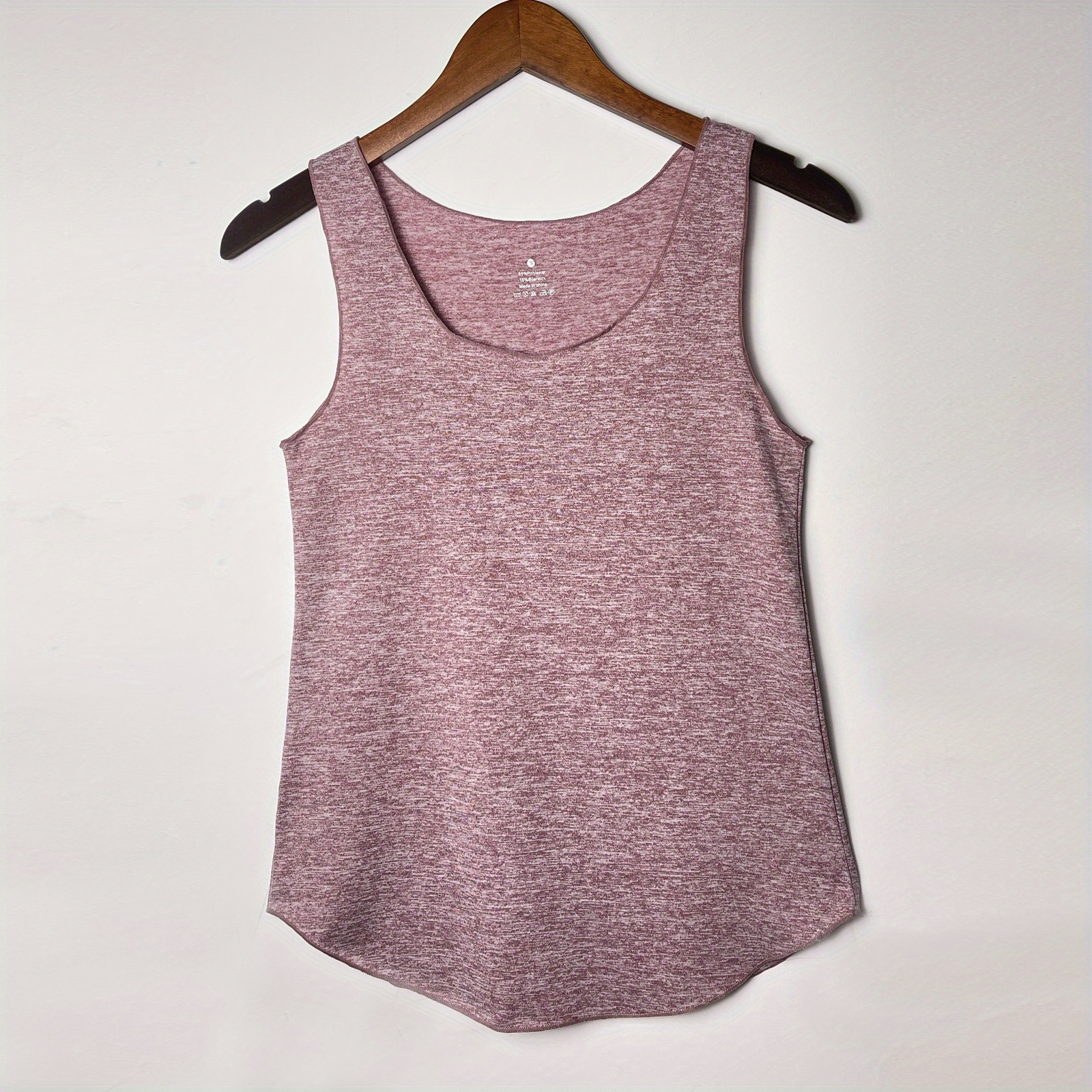 Solid Color Sleeveless Sports Vest Round Neck Quick Drying - Temu South Africa