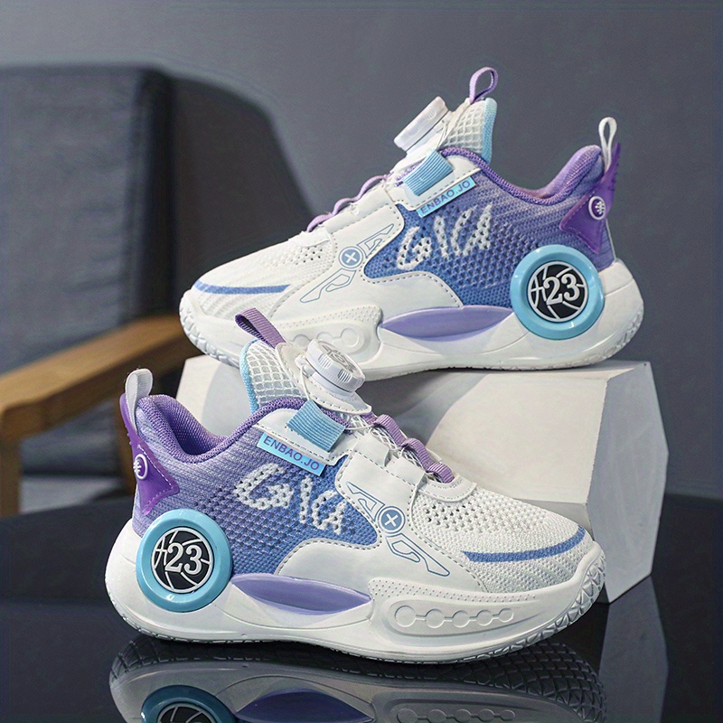 Boys Breathable Mesh Basketball Shoes Assorted Colors - Temu Norway