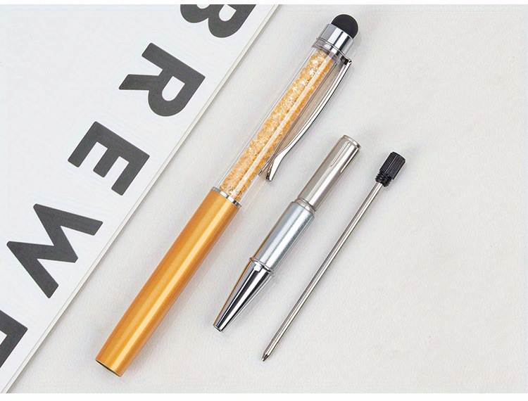 crystal double headed ballpoint pen capacitive stylus tablet writing ...