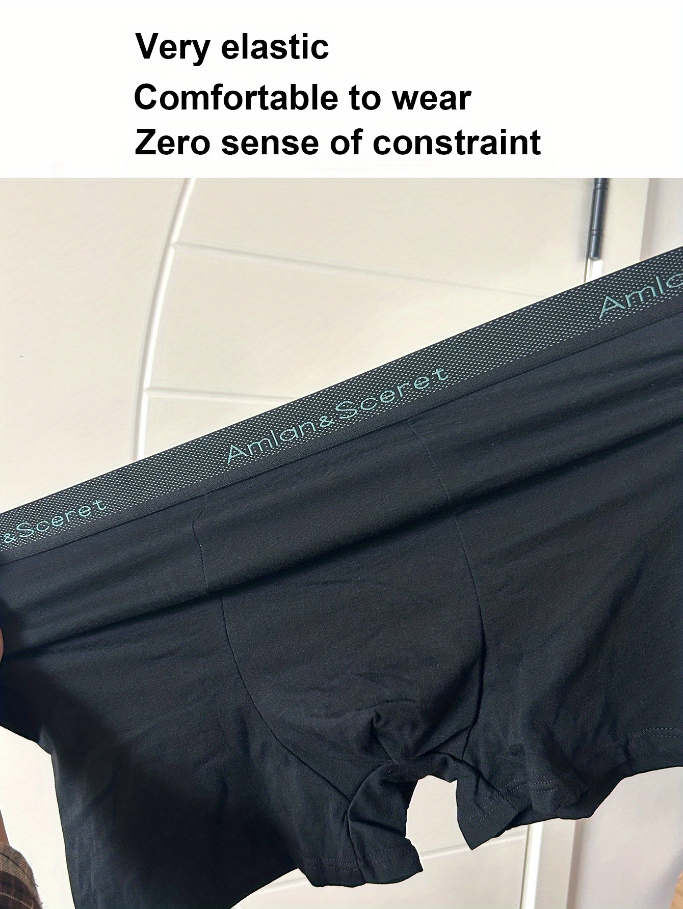 Men's Fashion Cotton Sports Boxers Briefs, High Stretch Comfortable ...