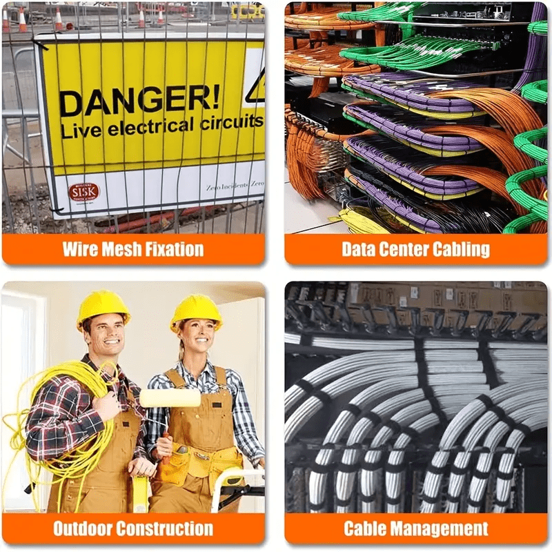 Cable Zip Ties Heavy Duty Premium Plastic Wire Ties 50 - Temu Norway