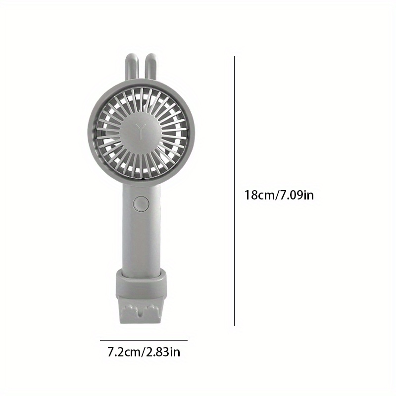 Usb Portable Fan Handheld Desktop Three speed Wind Fan Shake - Temu Ireland
