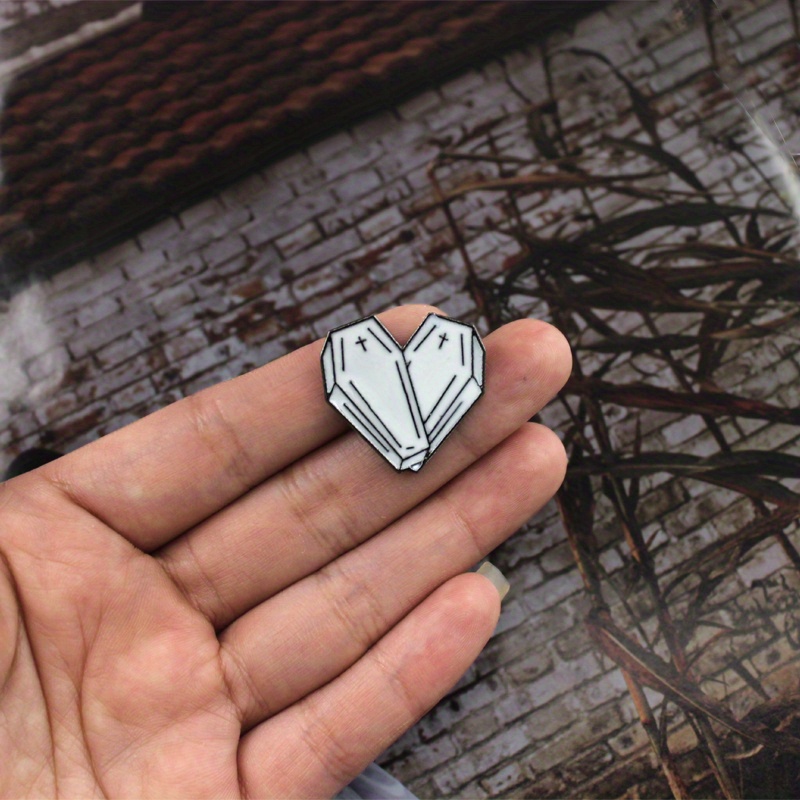 Dark Coffin Enamel Pins Black Dark Humor Brooches Badges - Temu Australia