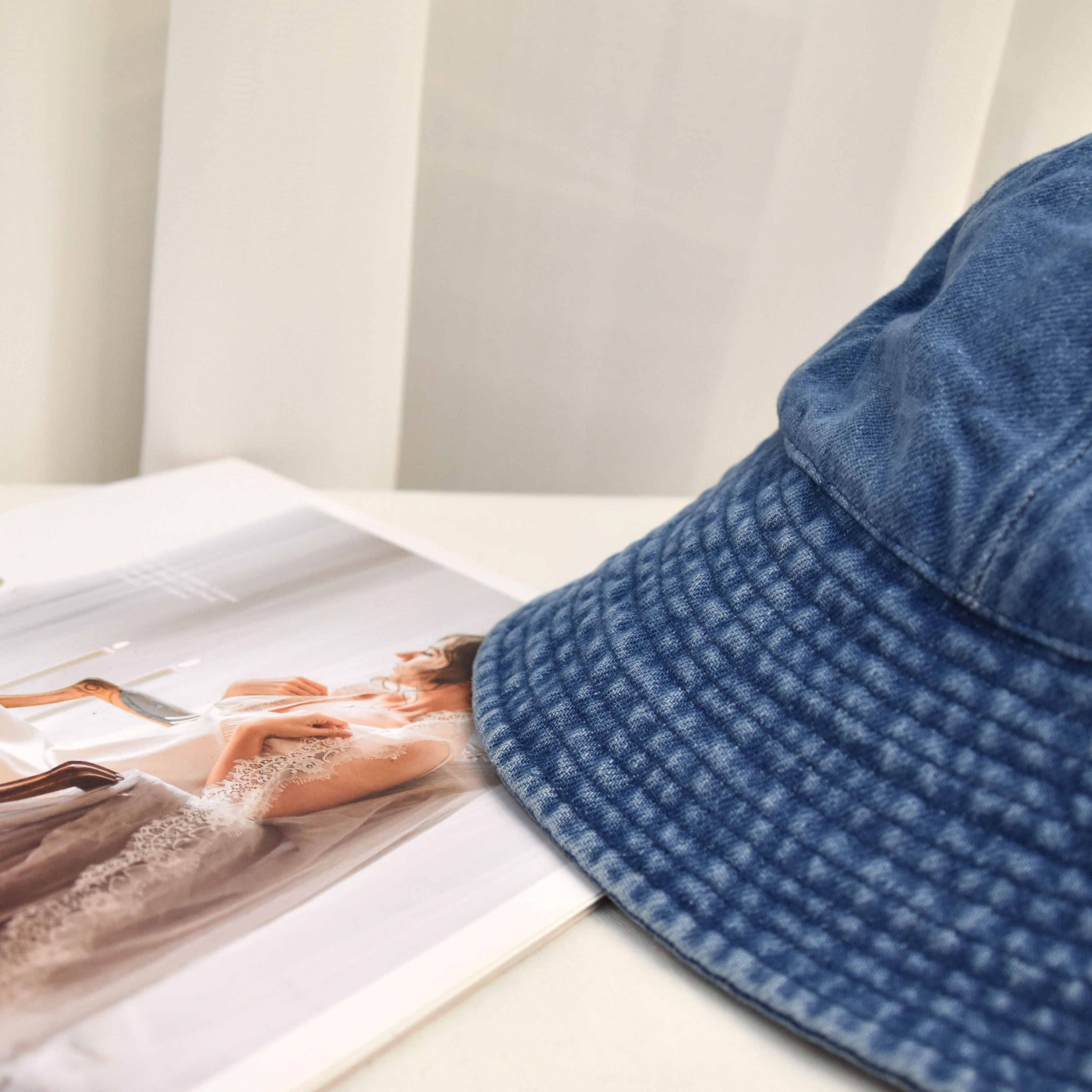 Denim Washed Vintage Sun Hat Wide Brim Casual Sunscreen - Temu Netherlands