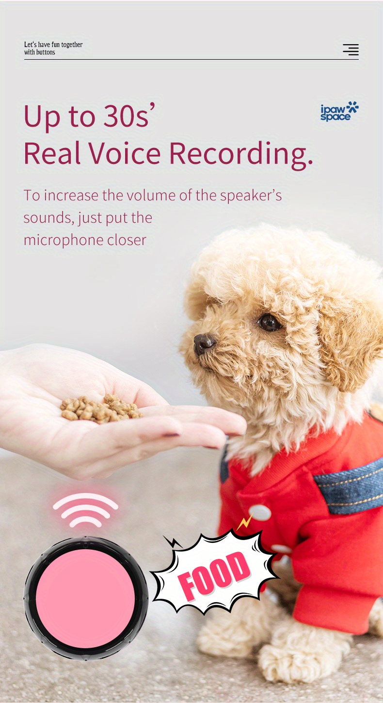 Dog Communication Buttons Puppy Toys Puppy Toys Doggie Toys - Temu Canada