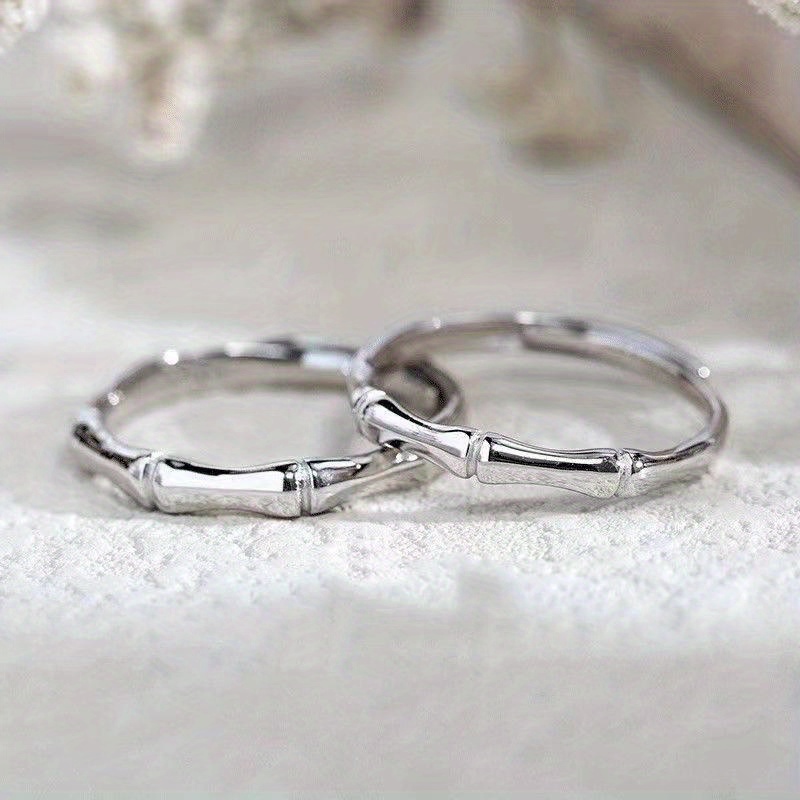 Bamboo Pattern Rings Men Trendy Finger Accessories - Temu Australia