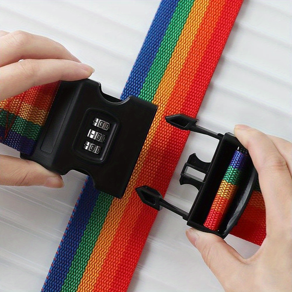 Cross Packing Strap Password Luggage Strap - Temu Portugal
