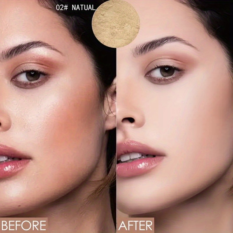 Matte Finish Long Lasting Oil Control Loose Face Powder Lightweight ...