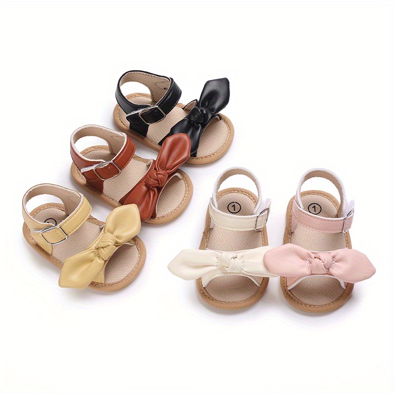 Summer Breathable Non slip Bow Baby Shoes Soft Bottom - Temu New Zealand