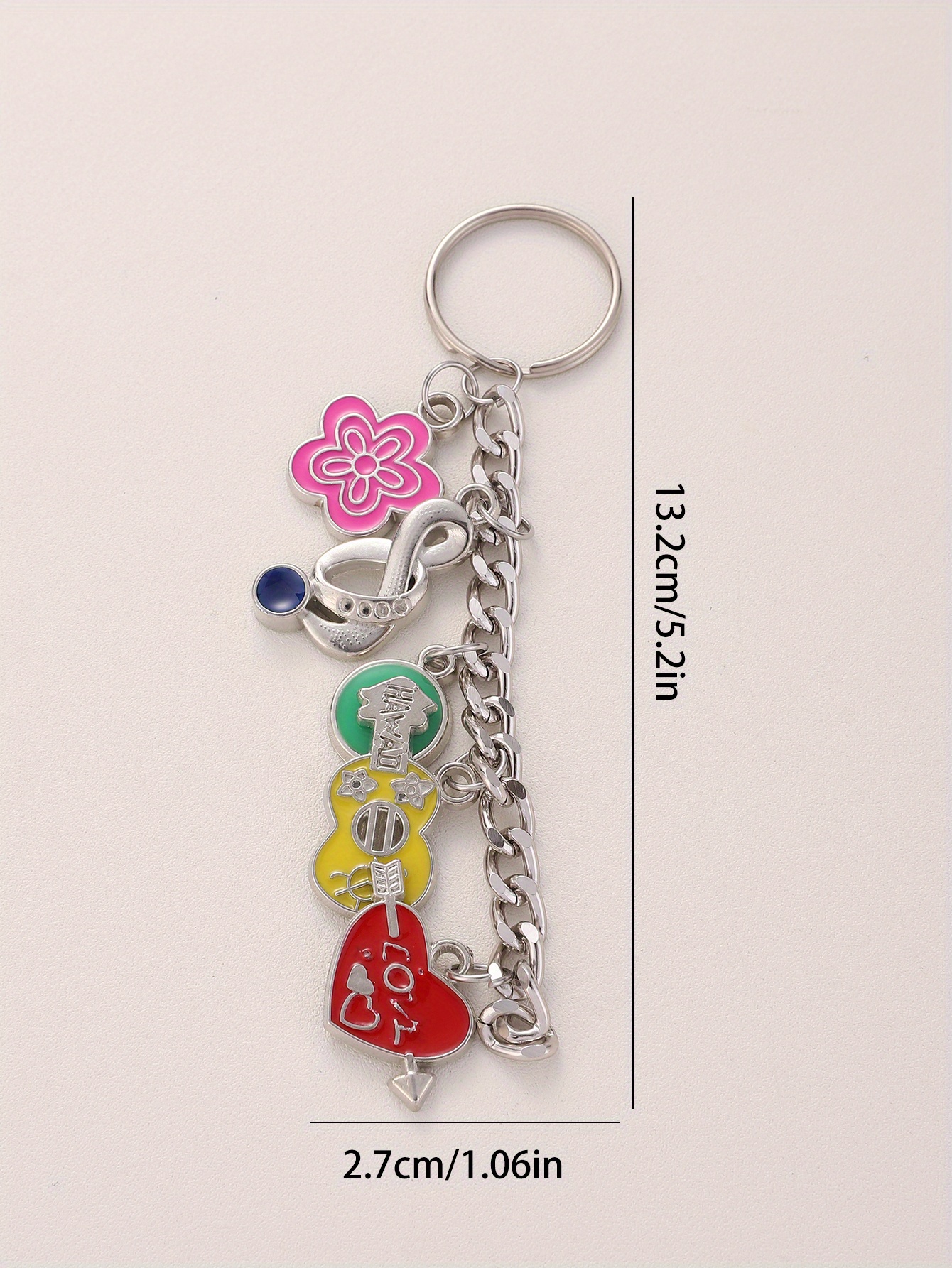 colorful chain men creative street style hip hop - Temu