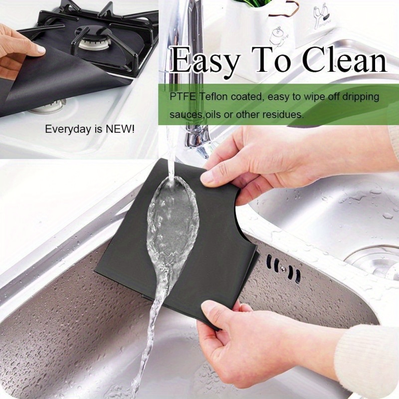 kitchen gas burner high temperature oil non stick pad clean - Temu ...