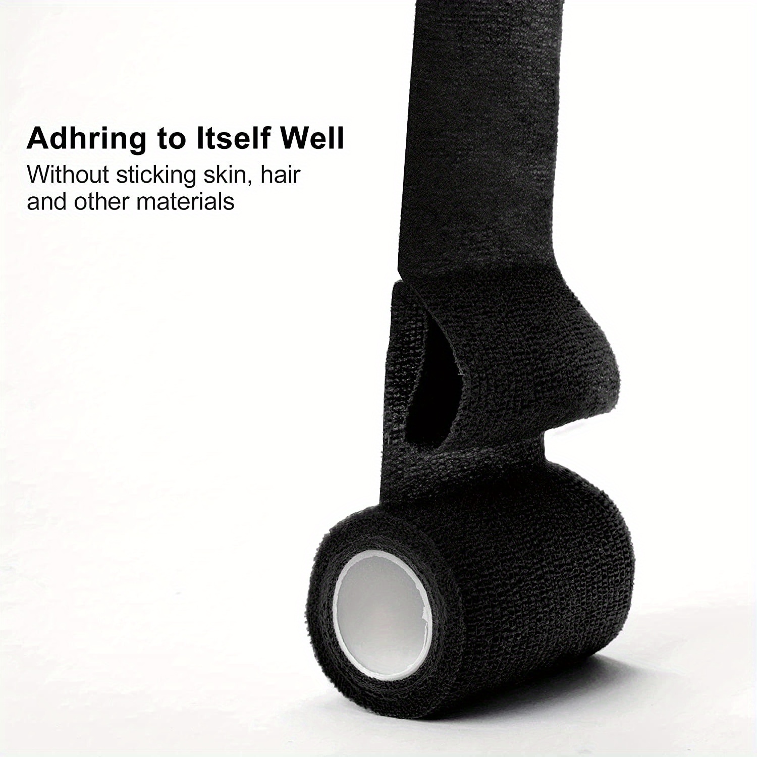 Self adhesive Bandages: X 5 Yards Black Breathable Cohesive - Temu ...