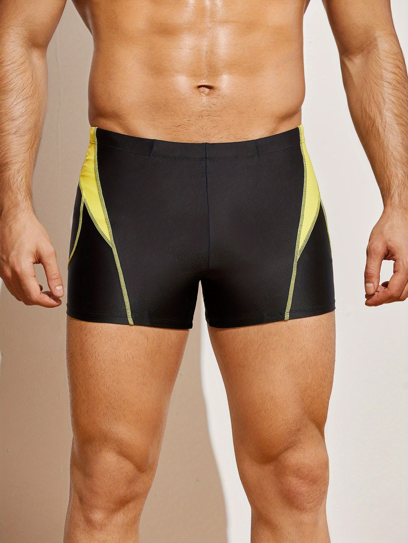 Men's Professional Boxer Briefs Swimsuit Compression Quick - Temu Australia