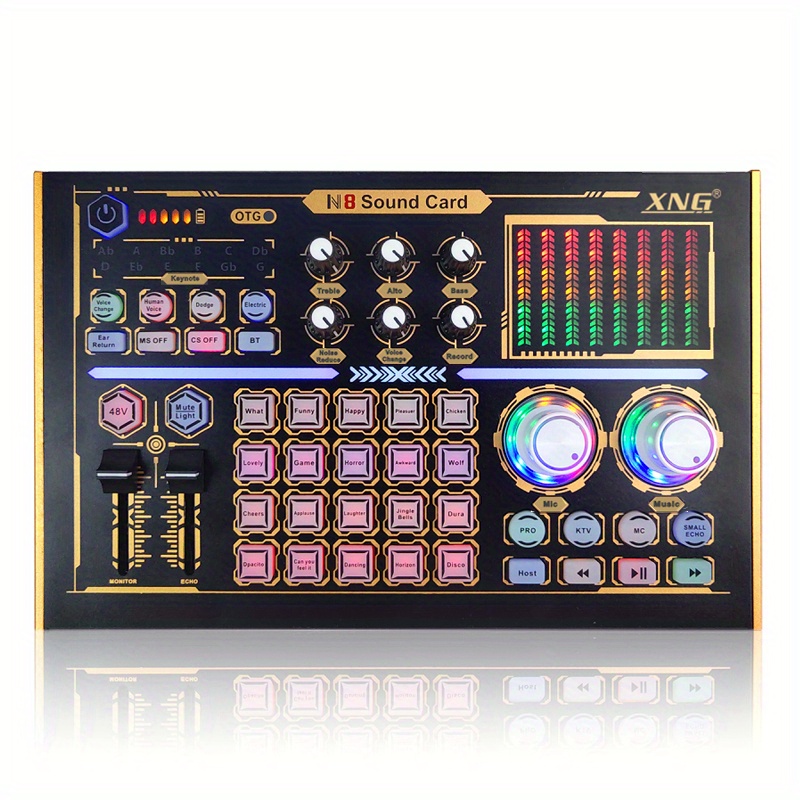 Upgrade Live Audio N8 Sound Card Audio Gt18 Microphone - Temu Australia