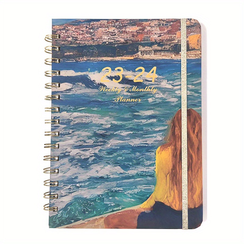 2024 Schedule Book Coil Notebook Spiral Journal Weekly - Temu Australia