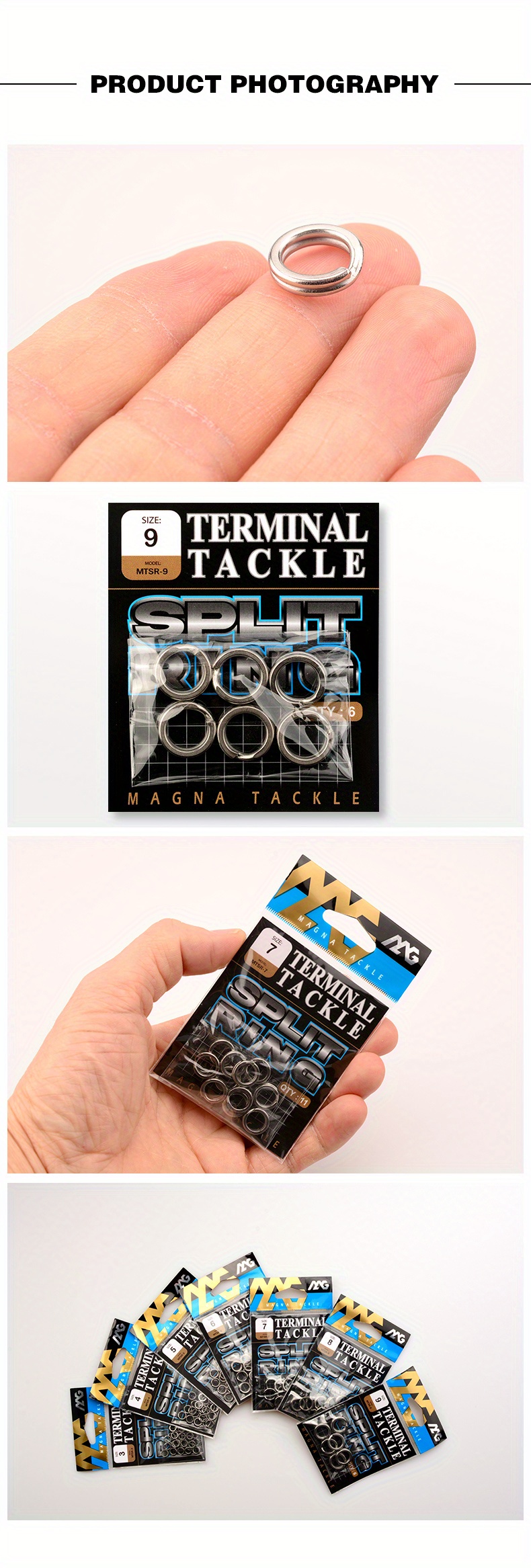 strong open split ring stainless steel boat fishing solid - Temu Australia