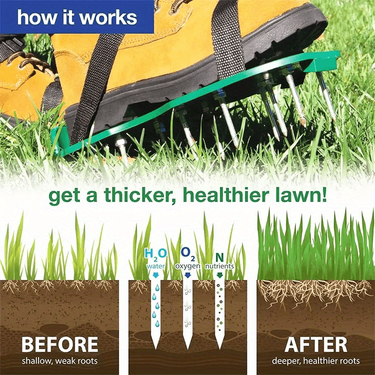 Garden Spikes Loose Soil Lawn Spikes Loose Soil Shoes Self - Temu