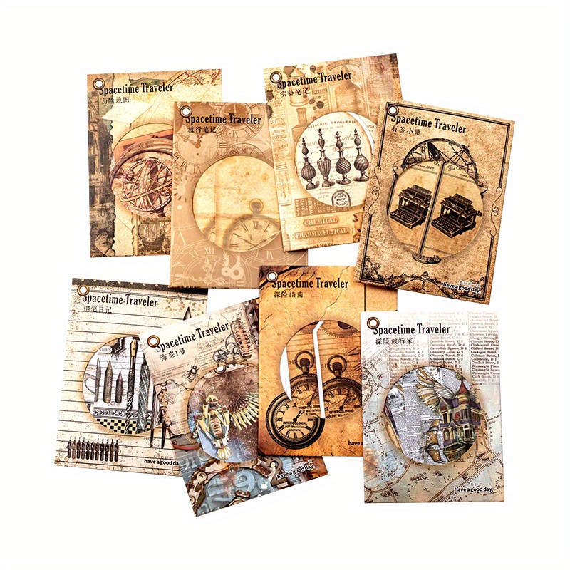 traveler series retro label tags journal - Temu New Zealand
