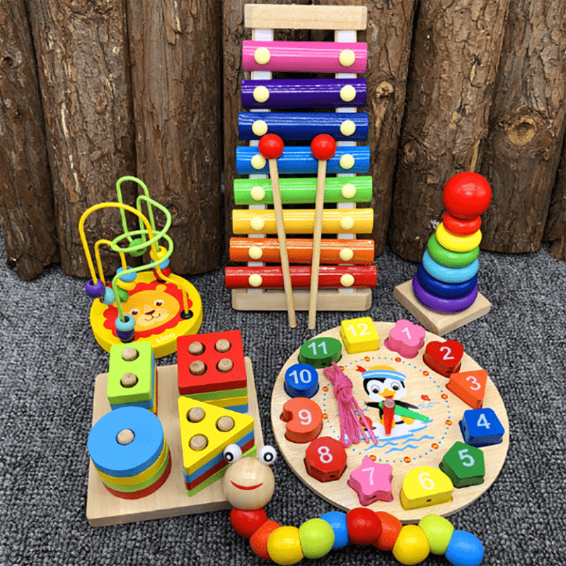 Wooden Educational Music Toy For Infant Children Toys For Boys And ...
