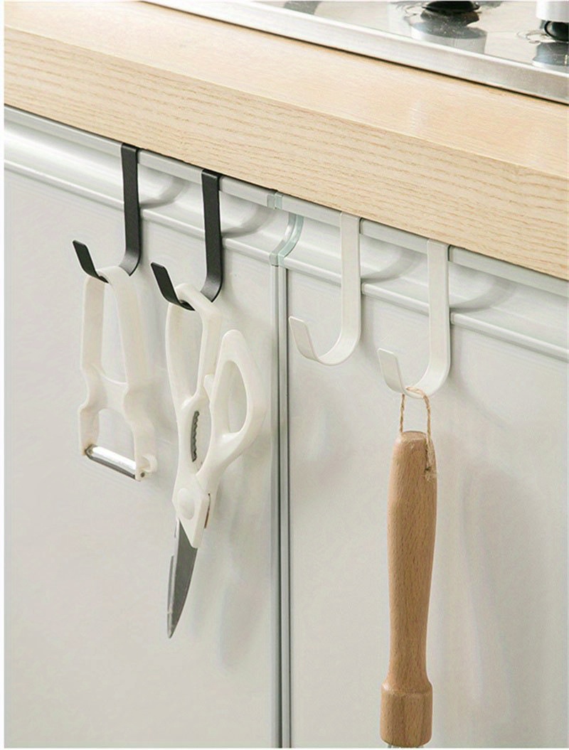 shaped Metal Hook Cabinet Door Desk Kitchen - Temu