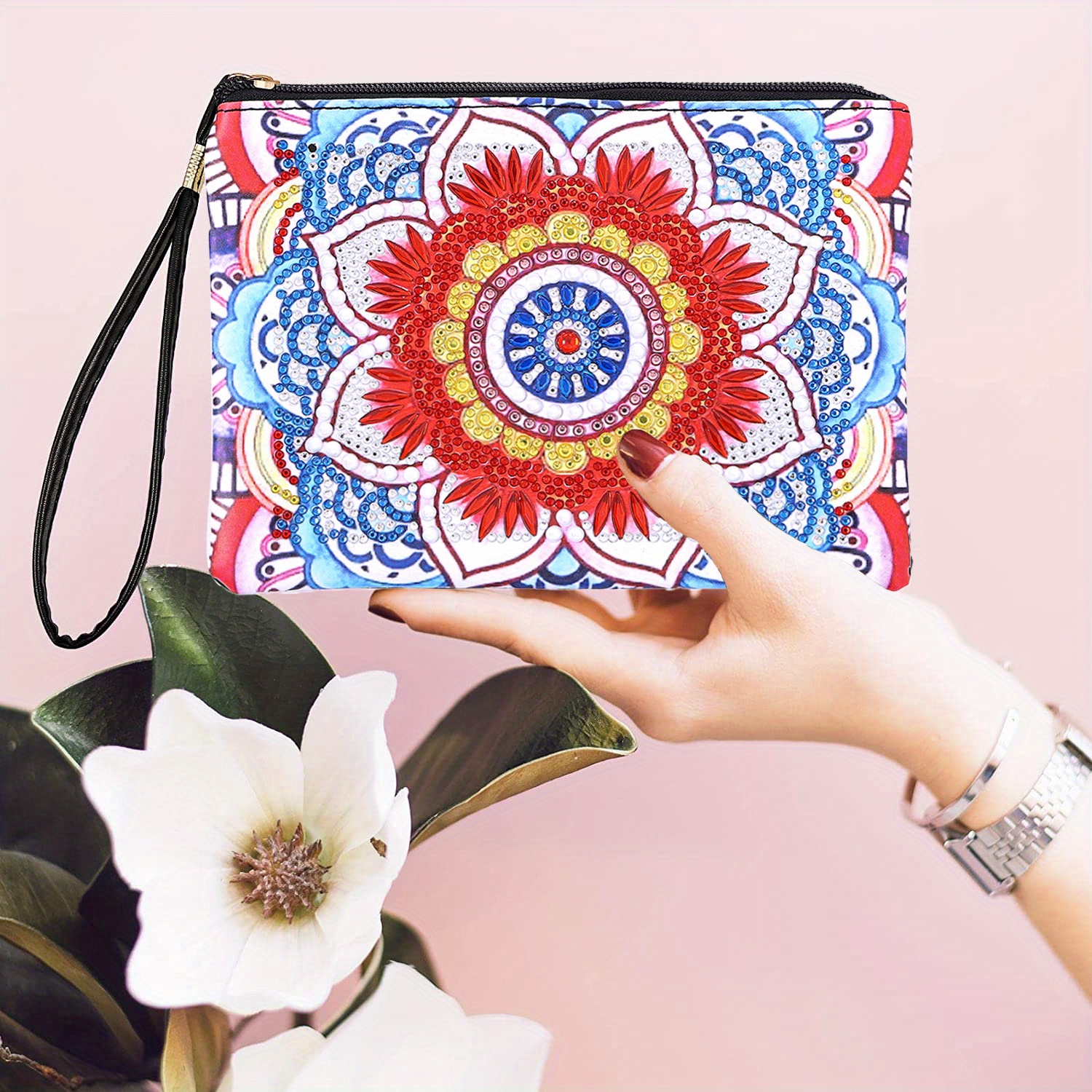 diy diamond art clutch purses handbags mandala size soft - {region_name}